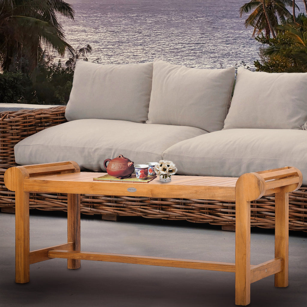 Teak Wood Lutyens Coffee Table – La Place USA Furniture Outlet