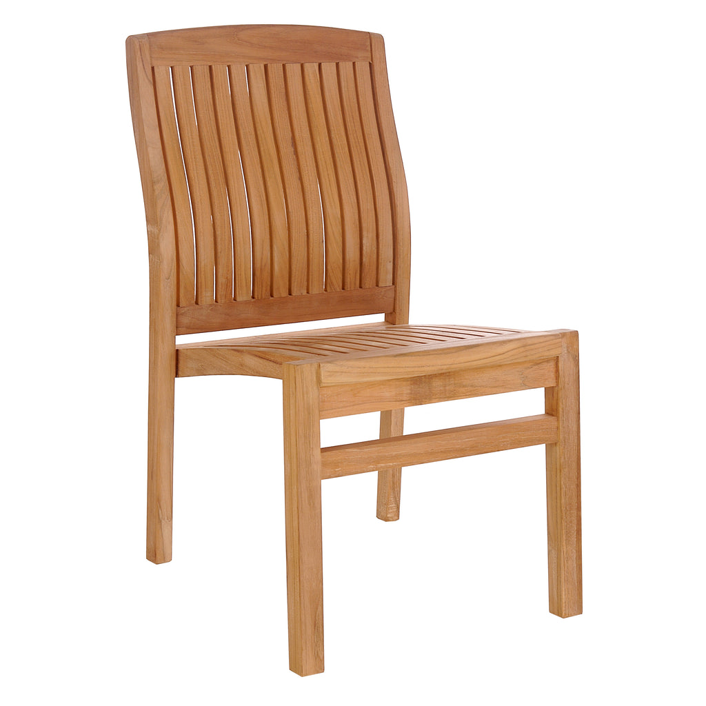 Teak Wood Belize Side Chair – La Place USA Furniture Outlet