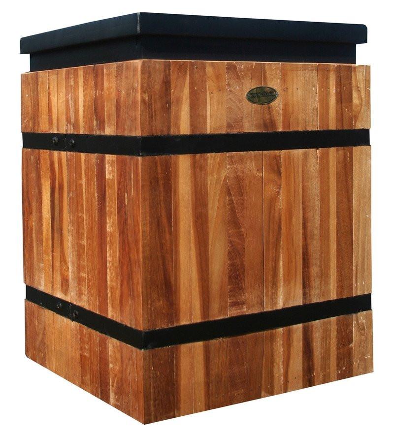 Teak Wood Square Side Table / Stool – La Place USA Furniture Outlet