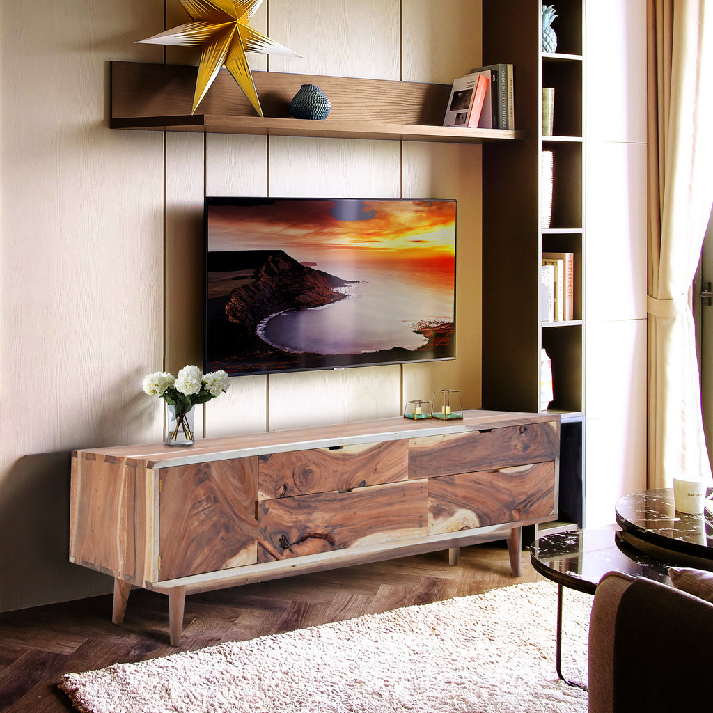 Condesa Suar Live Edge Dresser/Chest with 1 door/4 drawers – La Place ...